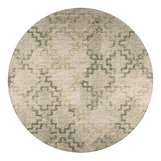Dalyn SN15 Moss Area Rug, Round 10' x 10' - Contemporary - Outdoor Rugs ...