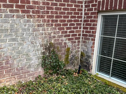 Brick Damage / Discoloration on 10 year old Home
