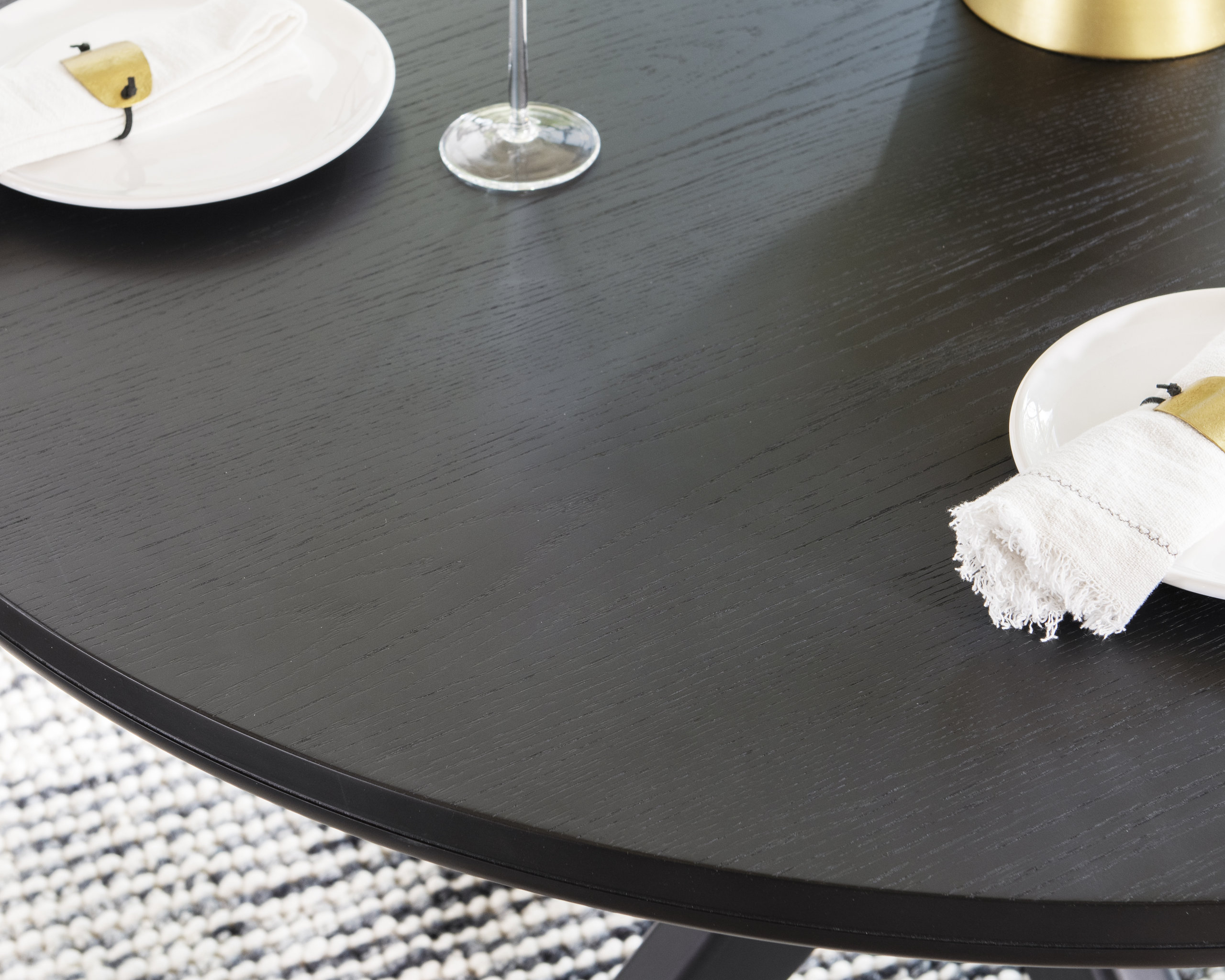 Avery Round Table, Brown - Midcentury - Dining Tables - by Legacy Classic | Houzz