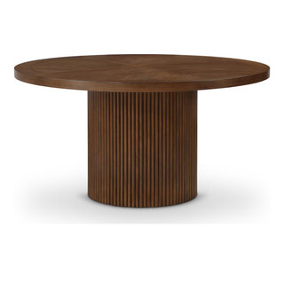 Belinda Beech Wood Dining Table, 59"Wx59"Dx30"H - Transitional - Dining ...