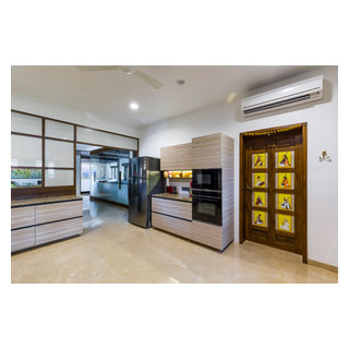 4 BHK bungalow - Modern - Kitchen - Ahmedabad - by Varun Patel ...