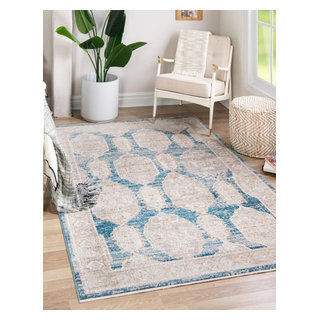 Unique Loom Lola Bold Area Rug, 7' 10 x 10' 2 Rectangular ...