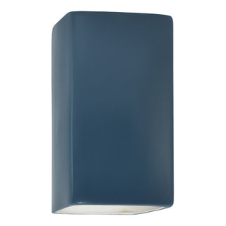 Ambiance Small Rectangle Outdoor Wall Sconce, Closed, Midnight Sky, E26 ...