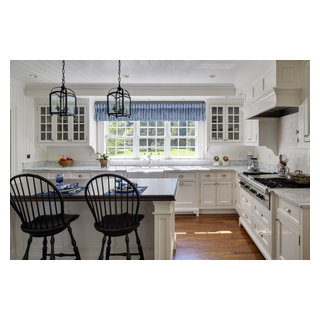Stately White Kitchen - Traditional - Kitchen - Boston - by Platt ...