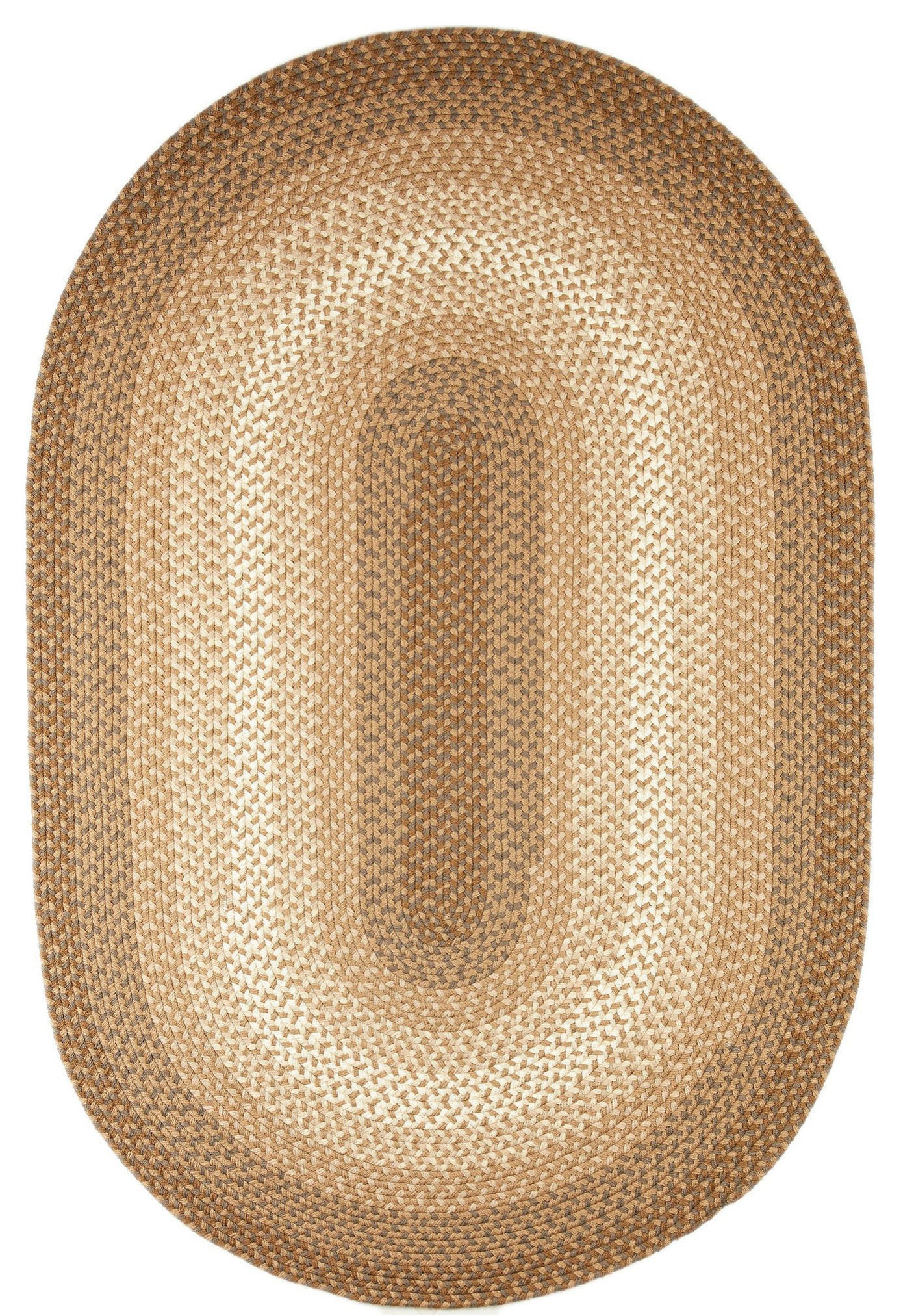 Pinecrest Rustic Braided Rug, 7'x9' Oval - Farmhouse - Outdoor Rugs ...