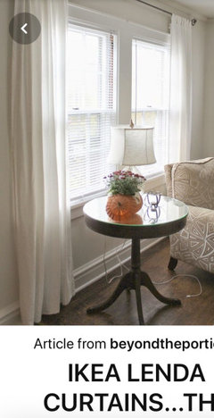 How do you match the curtains to a patterned rug?