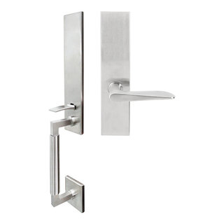 Ecco Lever, Mortise Dummy Handleset, Left Hand, Satin Stainless Steel ...