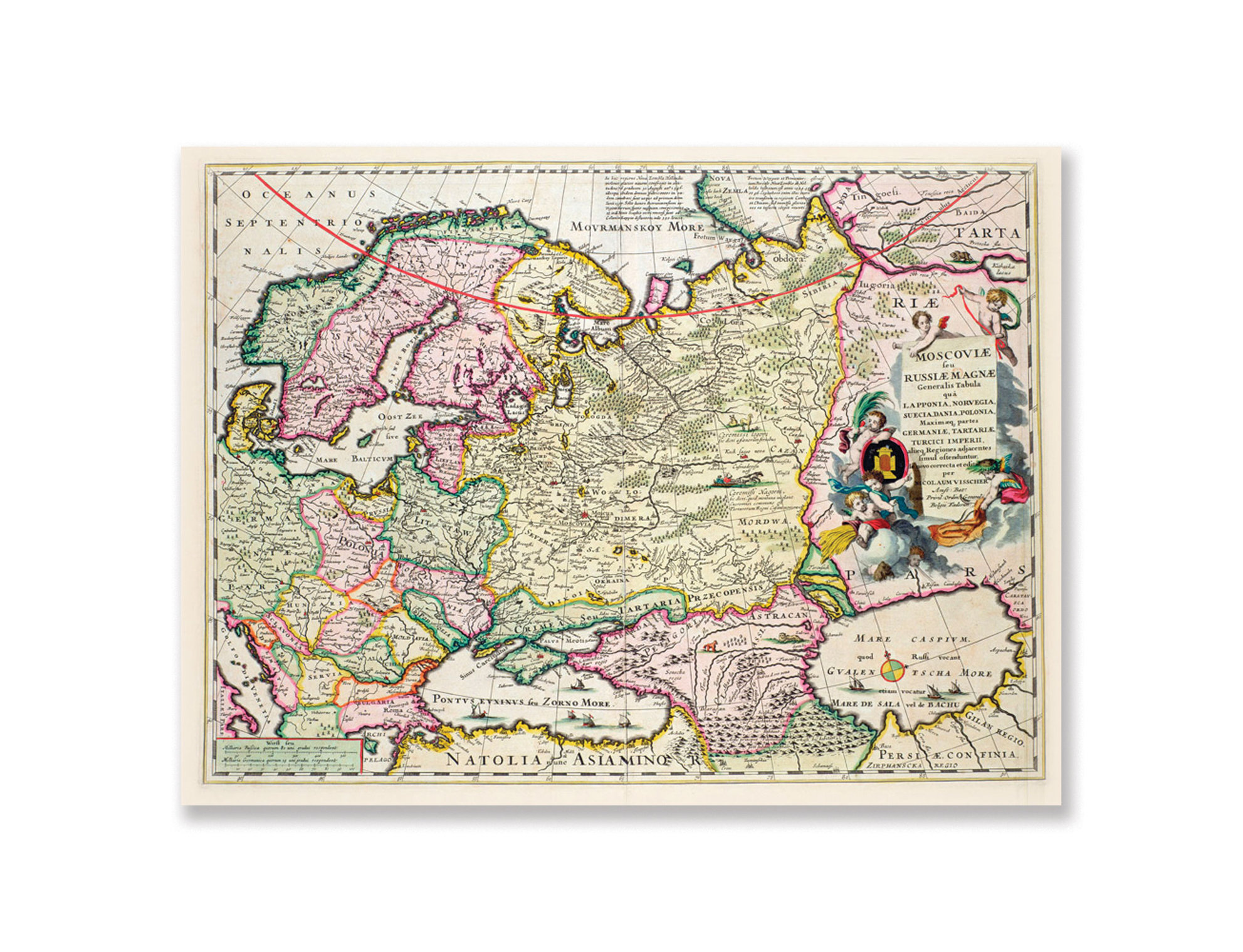 'Map of Asia Minor, c. 1626' Canvas Art, 24" x 32" - Traditional ...