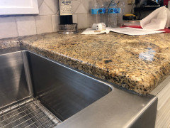 Positive,Negative or zero reveal for my undermount sink.