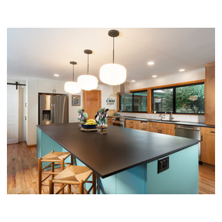 Open Kitchen with Lots of Lighting - Modern - Kitchen - Other - by ...