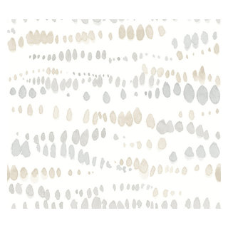 Dewdrops Wallpaper - Contemporary - Wallpaper - by York Wallcoverings ...