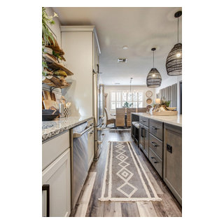 Mixing the old with the new - South West kitchen - Contemporary ...