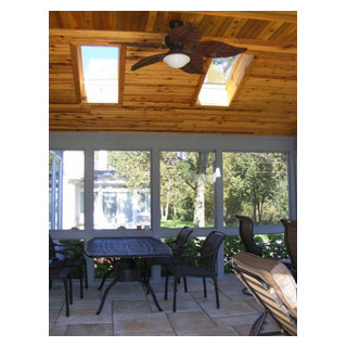 Screened Porch with Dog Wash - Traditional - Porch - Chicago - by 12/12 ...