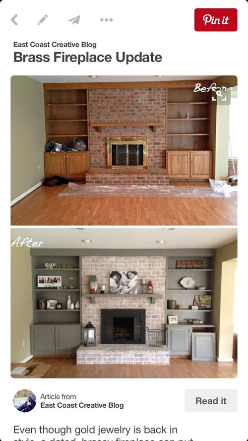 Whitewash brick and kitchen colors