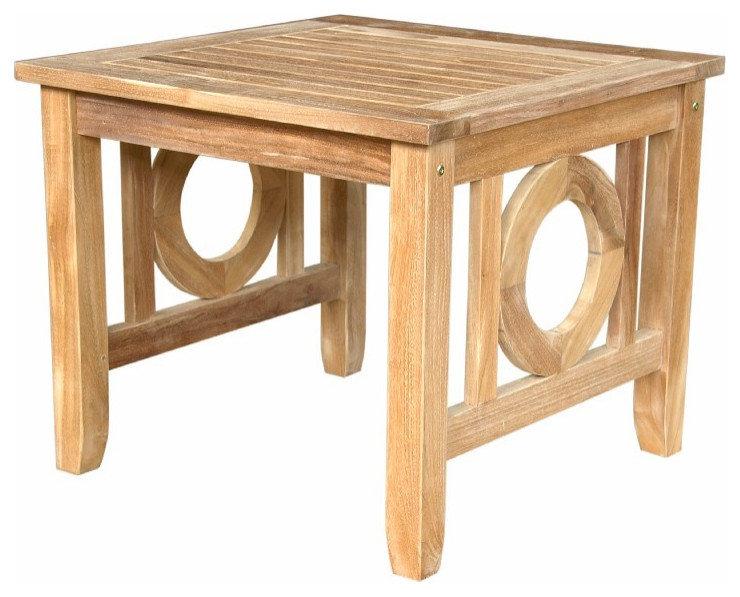 Anderson Teak DS-705 Natsepa Square Side Table - Transitional - Outdoor ...