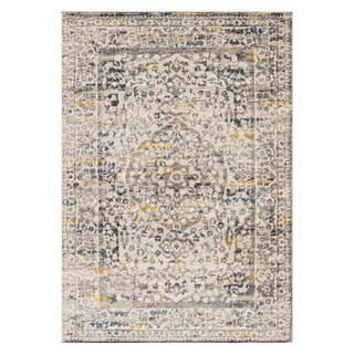 Orian Gemstone Persian Palace Cream Grey Area Rug, 7'10" x 10'10 ...