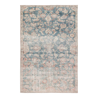 Jaipur Living Bardia Oriental Dark Teal/ Rust Area Rug (6'X9'), 8'10 ...