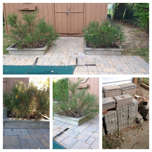 DIY Ideas to create pavers garden box