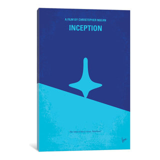 "Inception Minimal Movie Poster" by Chungkong, Canvas Print, 18x12x1.5 ...