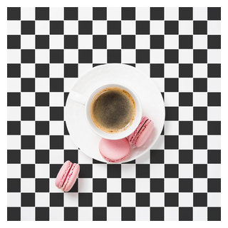 Checks Craft Stencil - DIY Checkerboard for Furniture Makeovers, Small ...