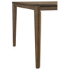 Transitional Dining Table, Rectangular Top With Clipped Corners, Medium Walnut - Transitional ...