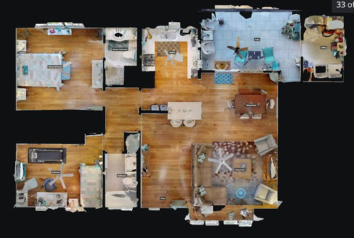 Interior overhead photography