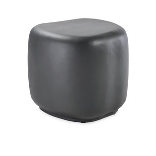 Bazaar Concrete Made Outdoor Pebble End Table - Industrial - Outdoor ...