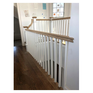 All Wooden Coastal Railings - Beach Style - Staircase - Tampa - by ...