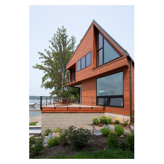 Modern Deck Cable Railing - Modern - Deck - New York - by Keuka Studios ...