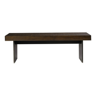Modern Wood Bench | Andrew Martin Tribeca - Contemporary - Outdoor ...