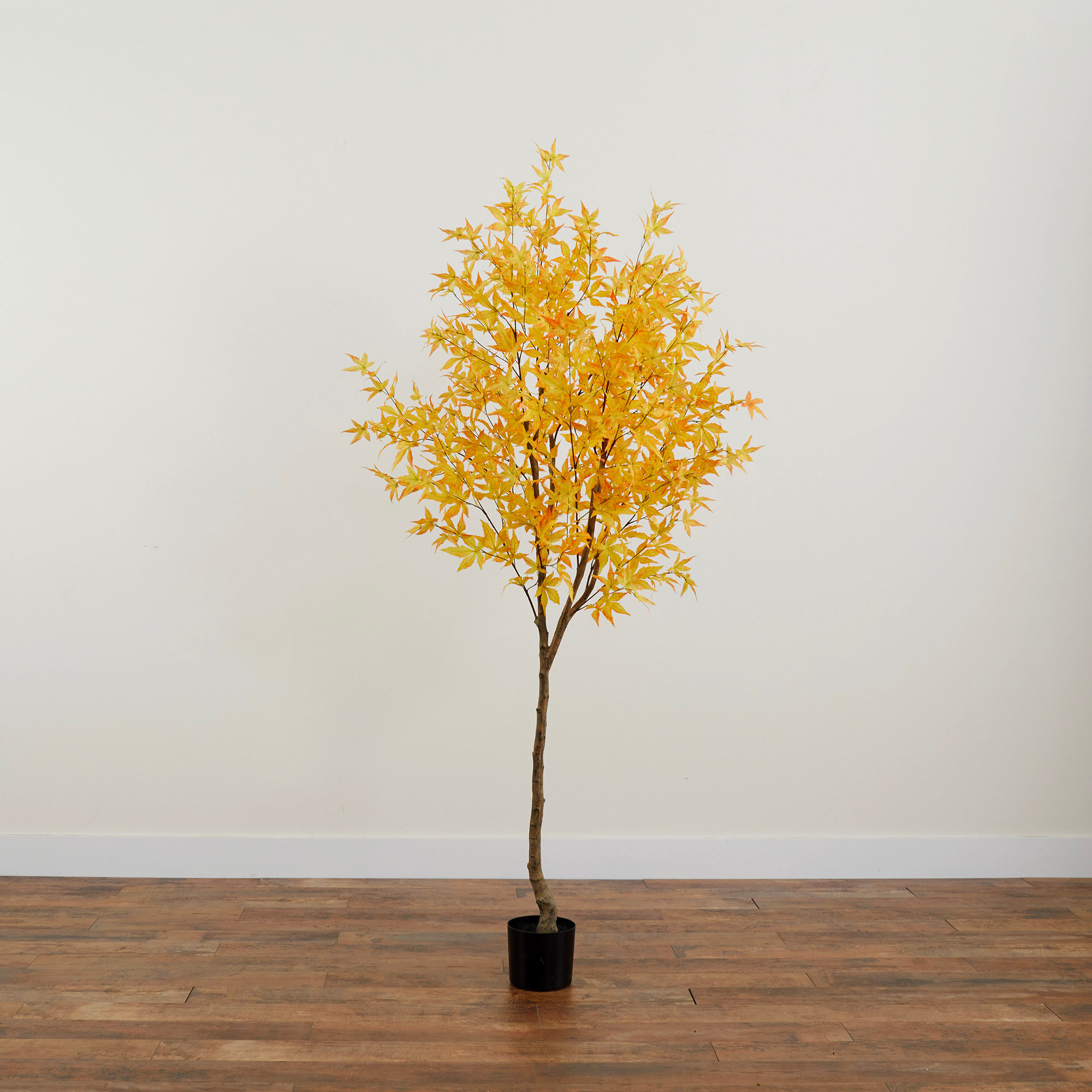 7ft. Autumn Maple Artificial Fall Tree - Modern - Artificial Plants And ...
