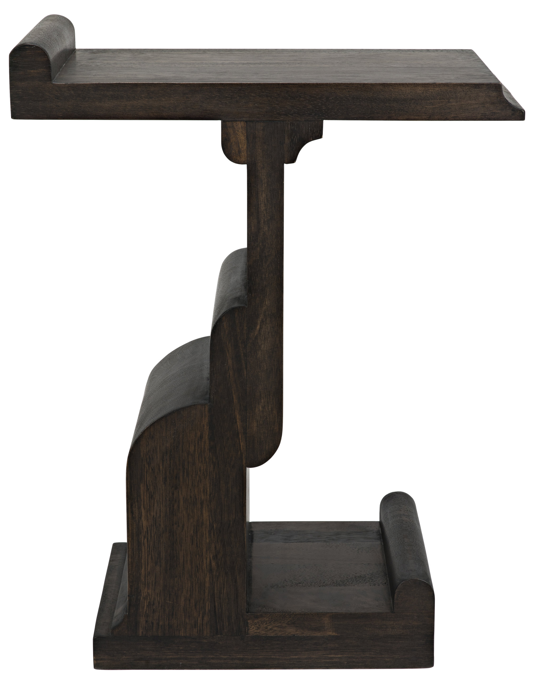Momo Side Table, Ebony Walnut - Transitional - Side Tables And End ...