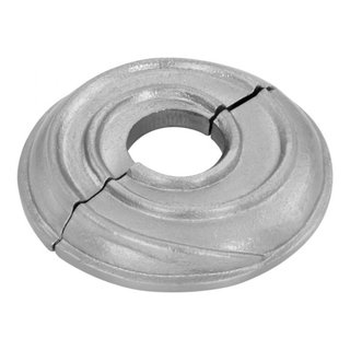 Spiral Radiator Flange Satin Finish 3/4" (IPS) pipe 1" inside dia ...