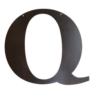 Rustic Large Letter "Q", 24" - Contemporary - Wall Letters - by ...