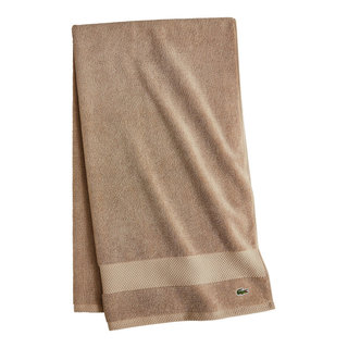 Lacoste Heritage Supima Cotton Solid Towel Collection, 70 x 35 - Modern ...