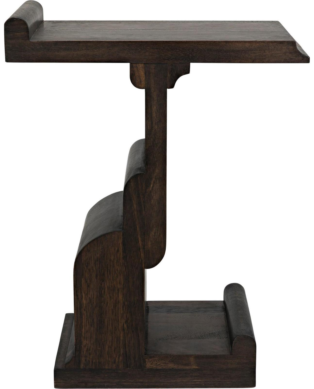 Momo Collection Ebony Walnut Side Table - Transitional - Side Tables And End Tables - by ...