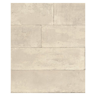Lanier Neutral Stone Plank Wallpaper, Sample, Swatch - Industrial ...