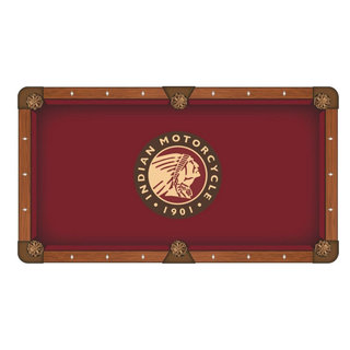 Holland 8' Indian Motorcycle Head Pool Table Cloth - Game Table ...