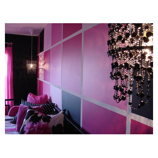 Pink and Black tween bedroom - Contemporary - Chicago - by Bree Hite ...