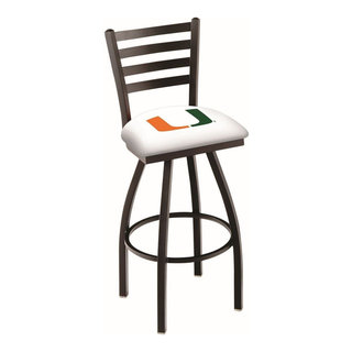 Holland L014 Miami FL 30" Swivel Bar Stool - Black - Contemporary - Bar ...