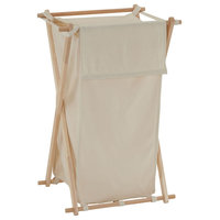 X-Frame Wood Laundry Hamper - Transitional - Hampers - by Household ...
