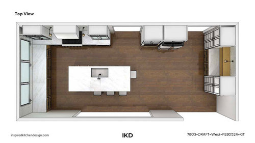 Kitchen Design Layout #1 - 15 Photos with Elevations