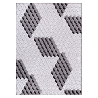 Well Woven Dulcet Goodness Midcentury Modern Black Area Rug, 7'10" x 9 ...