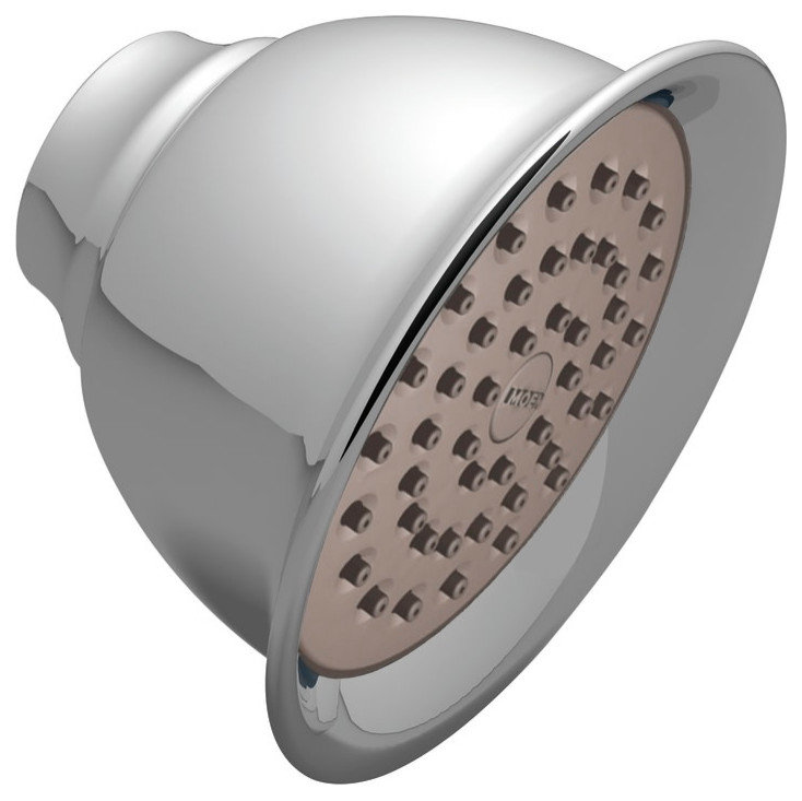 Moen 6302 2.5 GPM Single Function Shower Head - Showerheads And Body ...