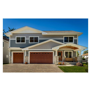 Multi-Generational New Home - Arts & Crafts - House Exterior - Chicago ...