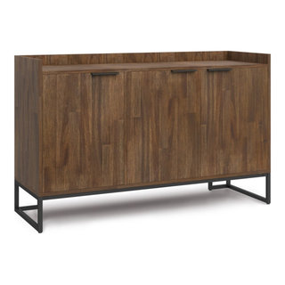Milverton SOLID WOOD & Metal54"WD.Sideboard Buffet in Rustic Natural ...