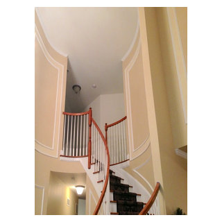 Freehold Colonial Exterior House Reno - Staircase - Other - by Warner ...
