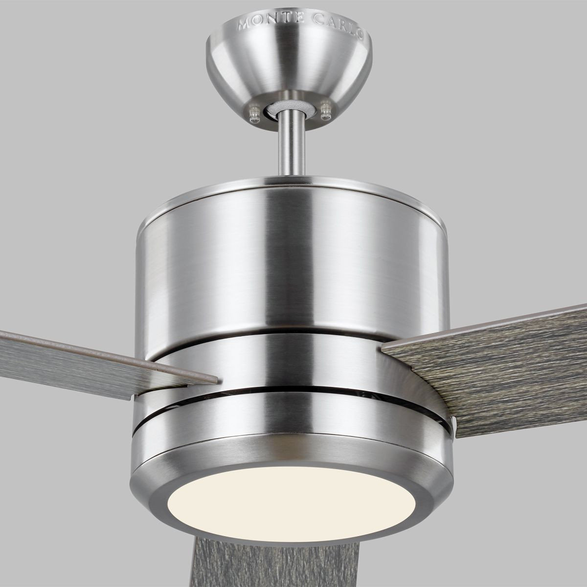 Visual Comfort Fan Vision 3 Blade LED Ceiling Fan, Brushed Steel, 56.00 ...