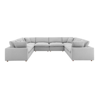Commix Down Filled Overstuffed 8-Piece Sectional Sofa - Contemporary ...