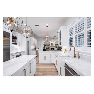 Montclair Danby Kitchen - Kitchen - Tampa - by Plazza Natural Stone | Houzz